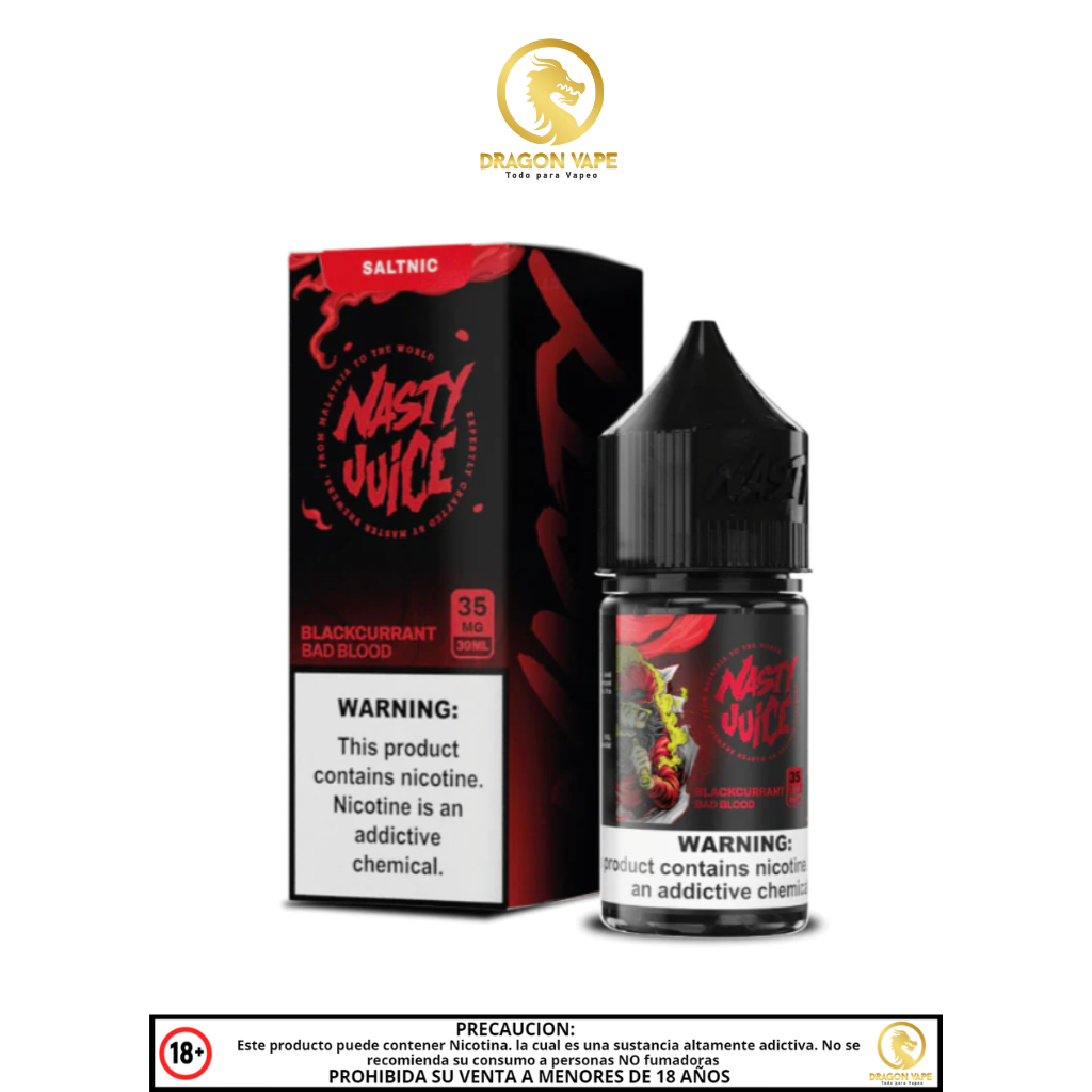 NASTY | Nic Salt Bad Blood | sales de nicotina | tiendas de vapeo bogota | frutos rojos | nasty ...