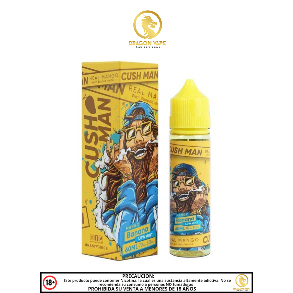 NASTY | Cushman Banana | mango | banana | liquidos de vapeo | base libre | tiendas de vapeo bogota